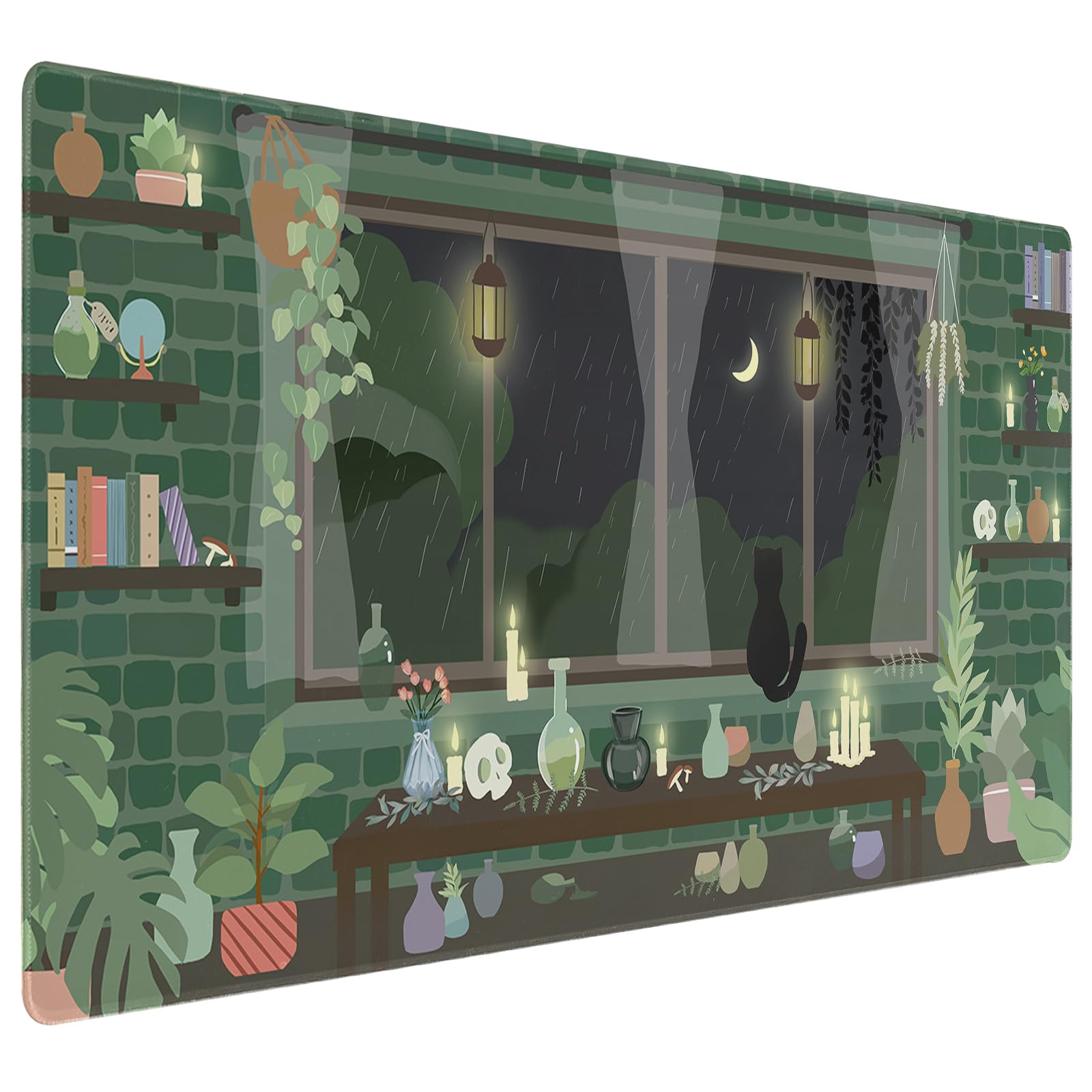 RUPRIO Anime Cat Desk Mat,Large Desk Pad Mat,XXL Cute Desk Decor Mouse ...