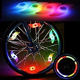 DAWAY LED Bike Spoke Lights - A12 Waterproof Cool Bicycle Wheel Light ...