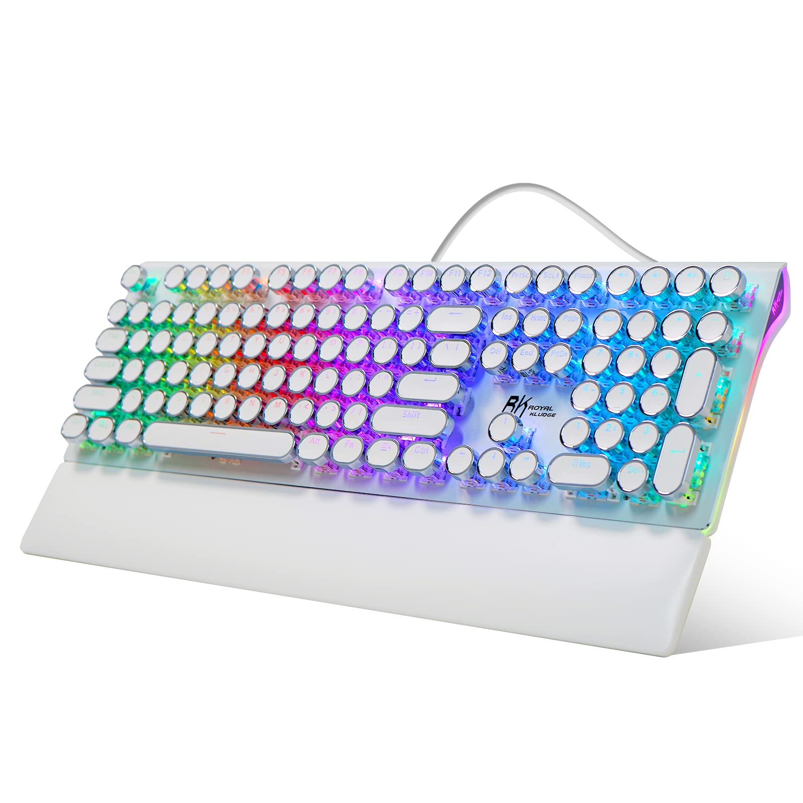 Mua RK ROYAL KLUDGE Typewriter Mechanical Gaming Keyboard with Rainbow ...