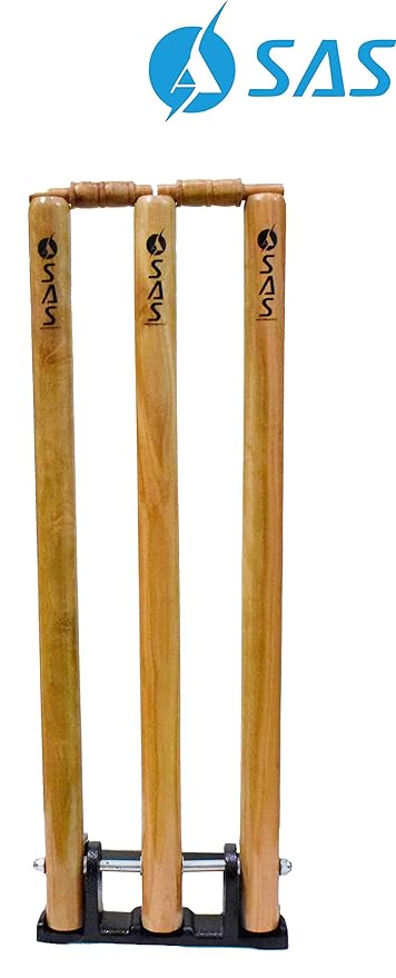 Buy SAS SPORTS Cricket Wooden Spring Back Stump Set Online at Low ...