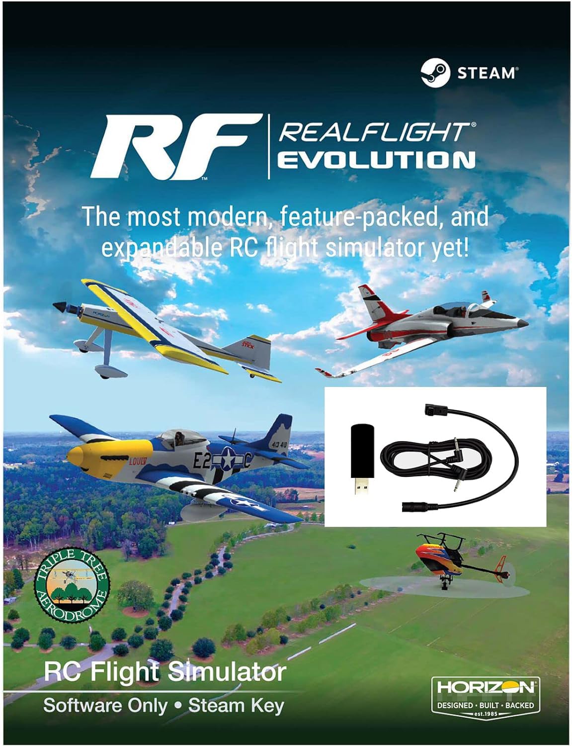 Mua MALTA Real Flight Evolution / RF-Evo + USB-IF RC Flight Simulator ...