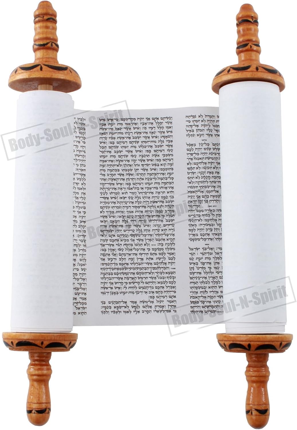 Judaica 8" mini Jewish SEFER TORAH Scroll Book Israel Holy Hebrew Bible ...