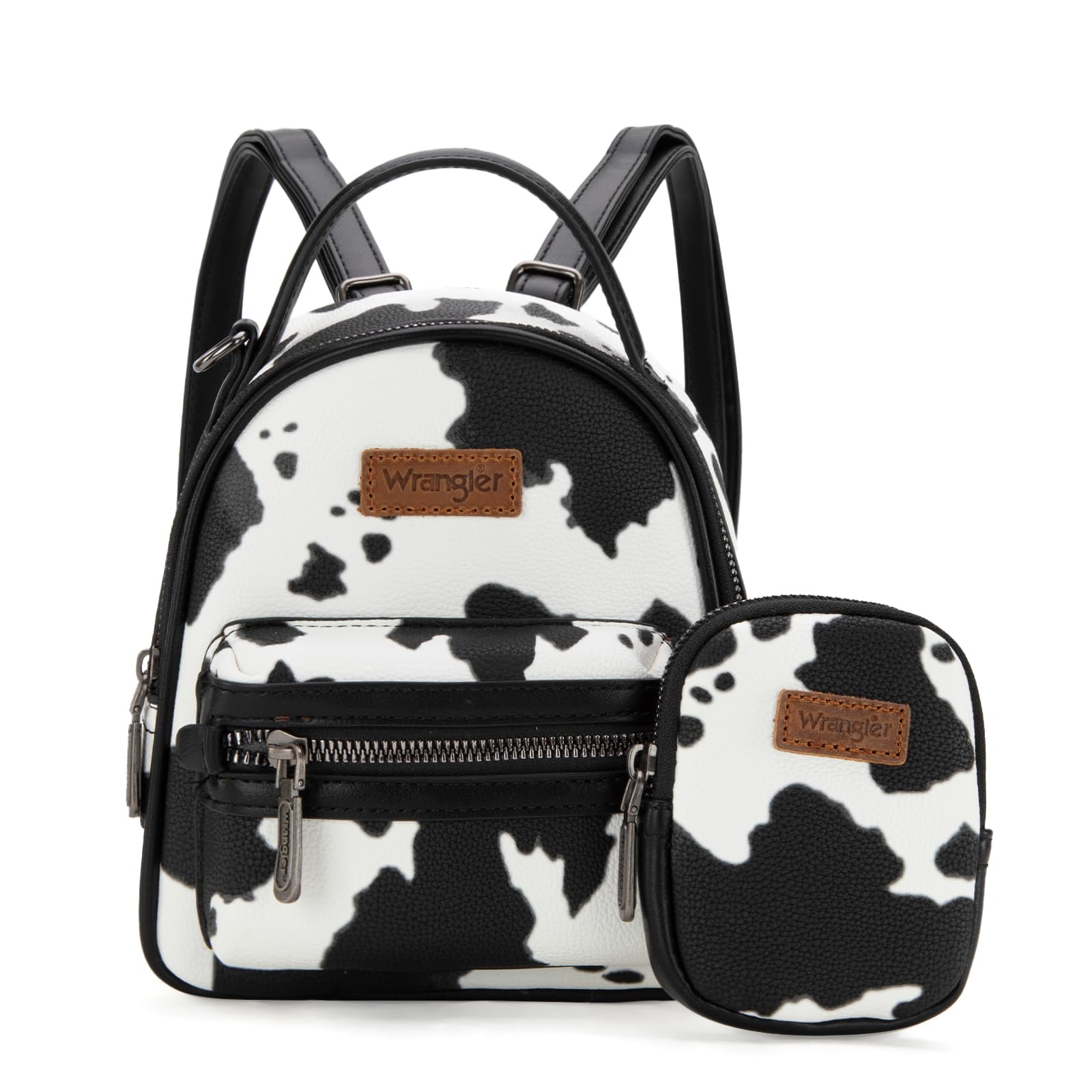Montana West Wrangler Mini Backpack Cute Cow Print Backpack Purse for ...