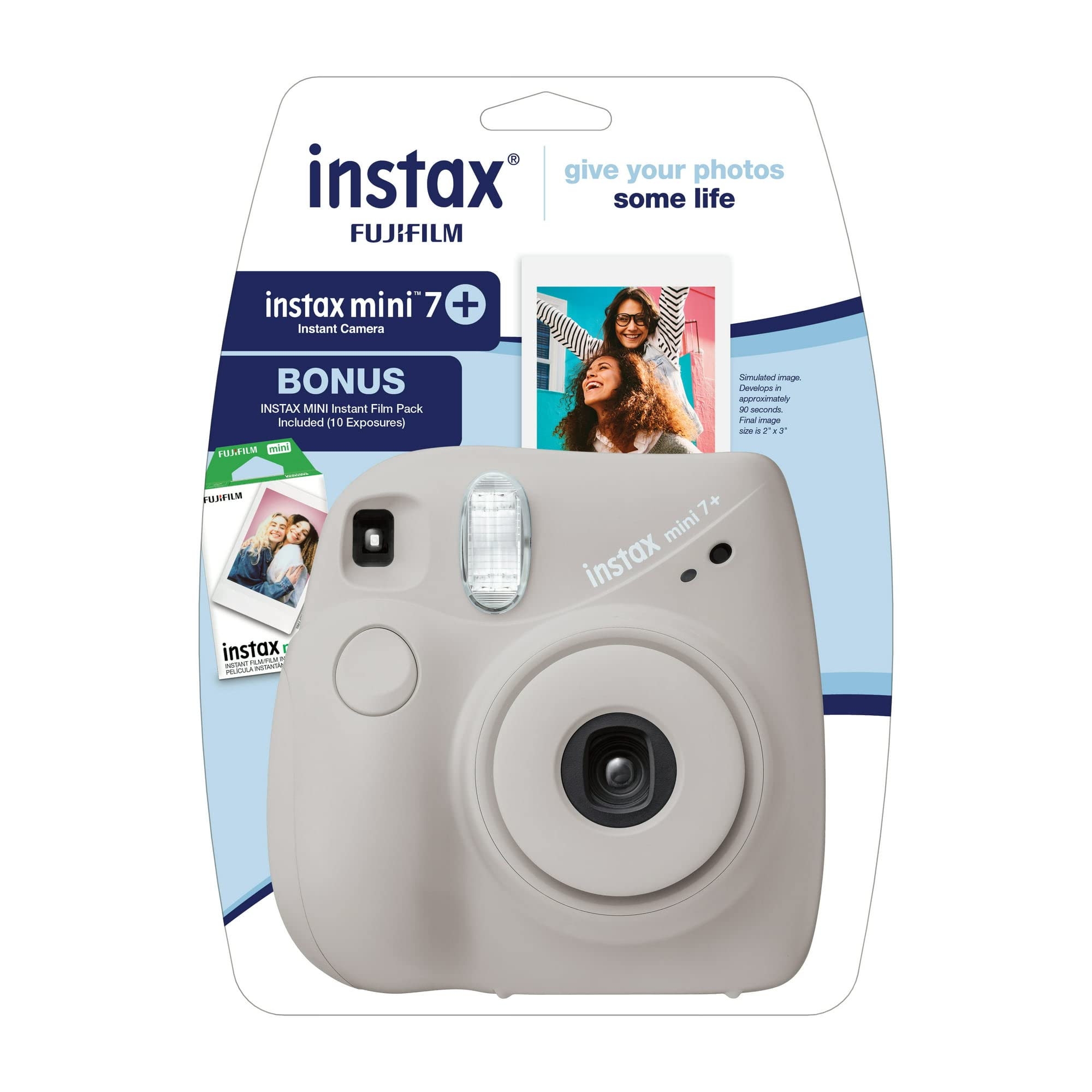 Mua Instax Mini 7+ Gray Bundle (10 Film Pack) FujiFilm Instax Mini 7 ...