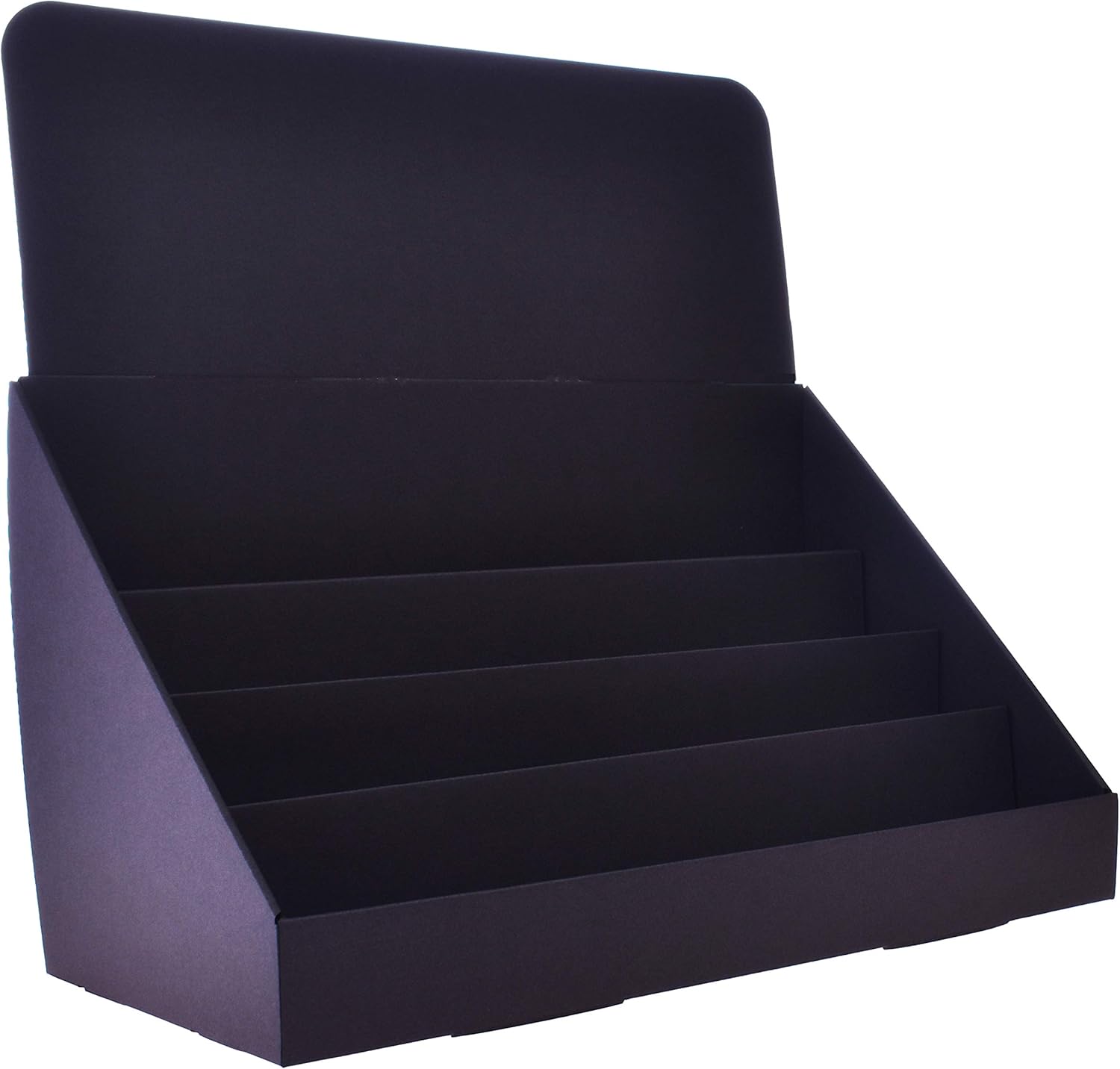 Stand-Store C4T18-Black Pre-assembled, 18″ Wide, 4 Tier Cardboard ...