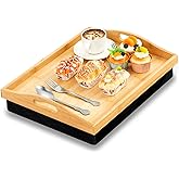 Amazon.com - Tioncy Bamboo Lap Tray with Detachable Pillow 16.9'' x 13 ...