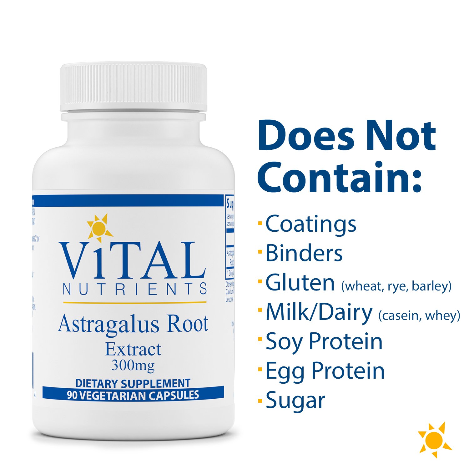 Vital Nutrients - Astragalus Root Extract 300 mg - Vegan Formula ...