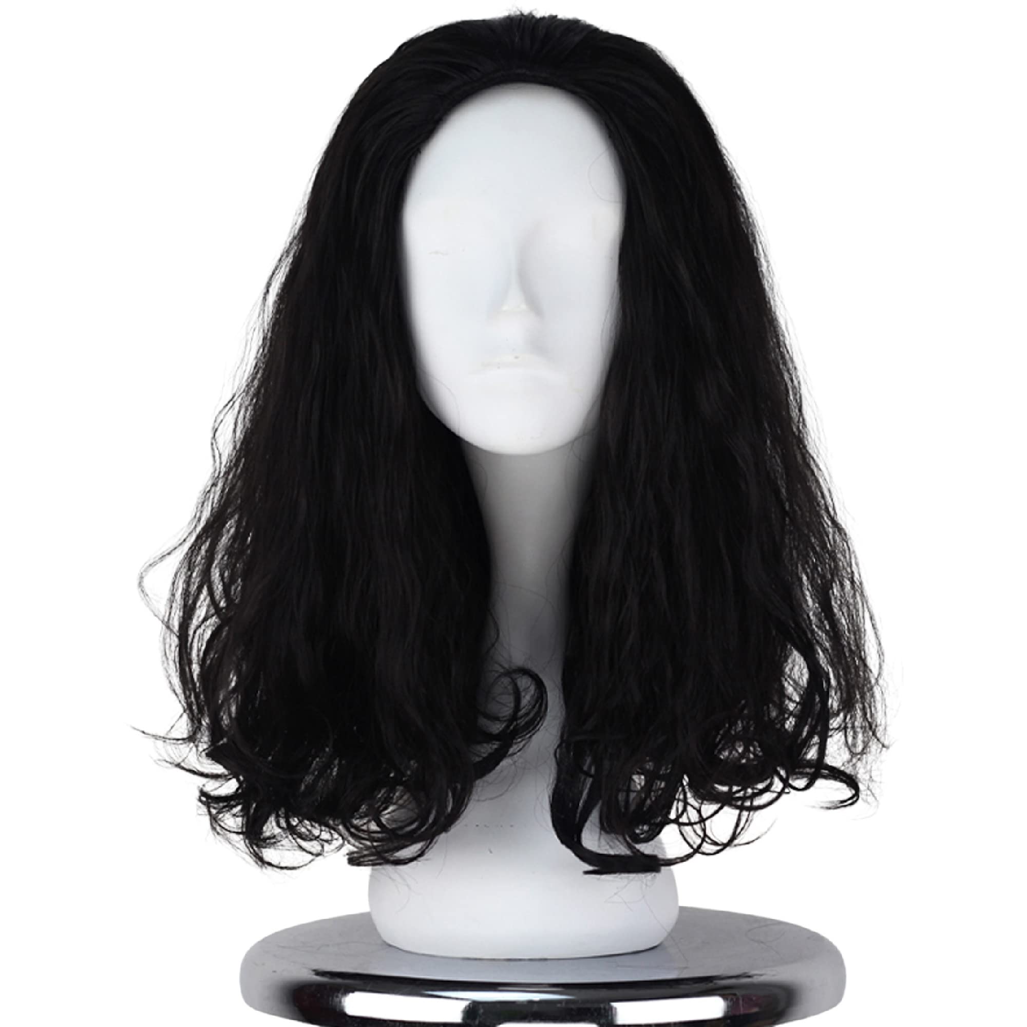Miss U Hair Black Hair Wig Men Mullet Victorian Wig 80s Cosplay Costume ...