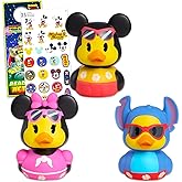 Amazon.com: Disney Duckz Rubber Duckies - Mickey, Minnie, Elsa, Ariel ...