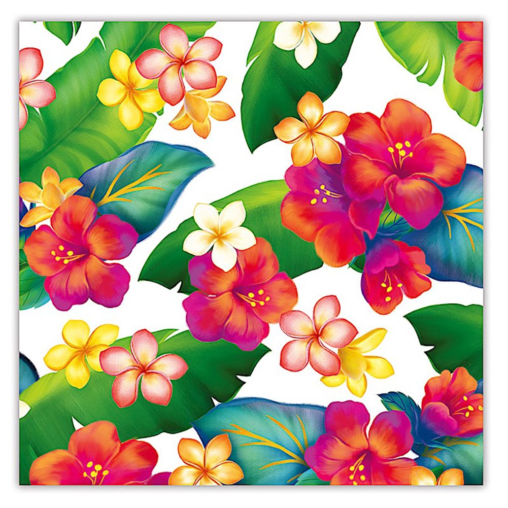 Amazon.com: Aloha Floral Hawaiian Tropical Gift Wrap Paper / 2 Rolls ...