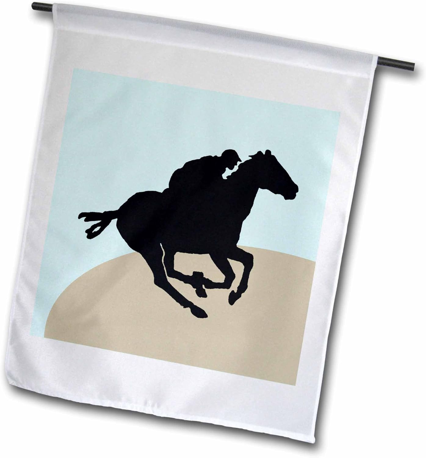 Amazon.com : 3dRose fl_25986_1 Horse Racing Garden Flag, 12 by 18-Inch ...