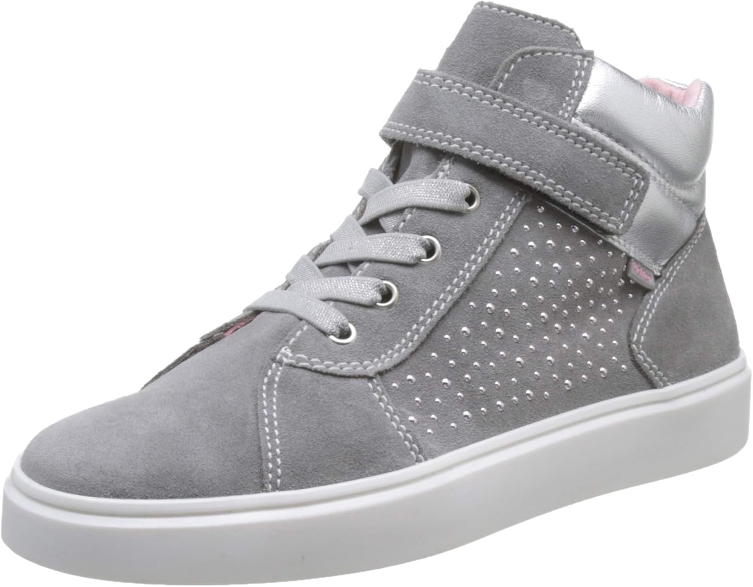 Richter Kinderschuhe Mädchen Ola Hohe Sneaker, Grau (Rock/Silver 6101 ...