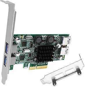 Amazon.com: FebSmart 4 Port PCI Express (PCIe) Superspeed USB 3.0 Card ...