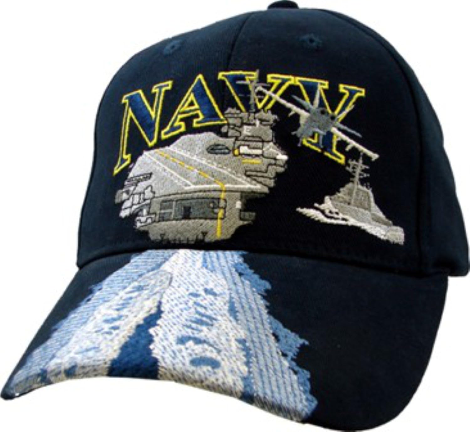 Amazon.com: U.S. Navy Aircraft Carrier Ball Cap,Blue,Standard: Clothing