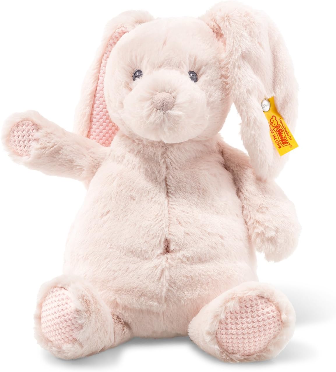 Steiff 240706 Soft Cuddly Friends Belly Rabbit Pink: Amazon.co.uk: Baby