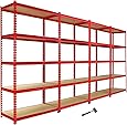 Z-Rax Corner Racking Garage Shelving / 90cm x 183cm x 45cm Storage ...