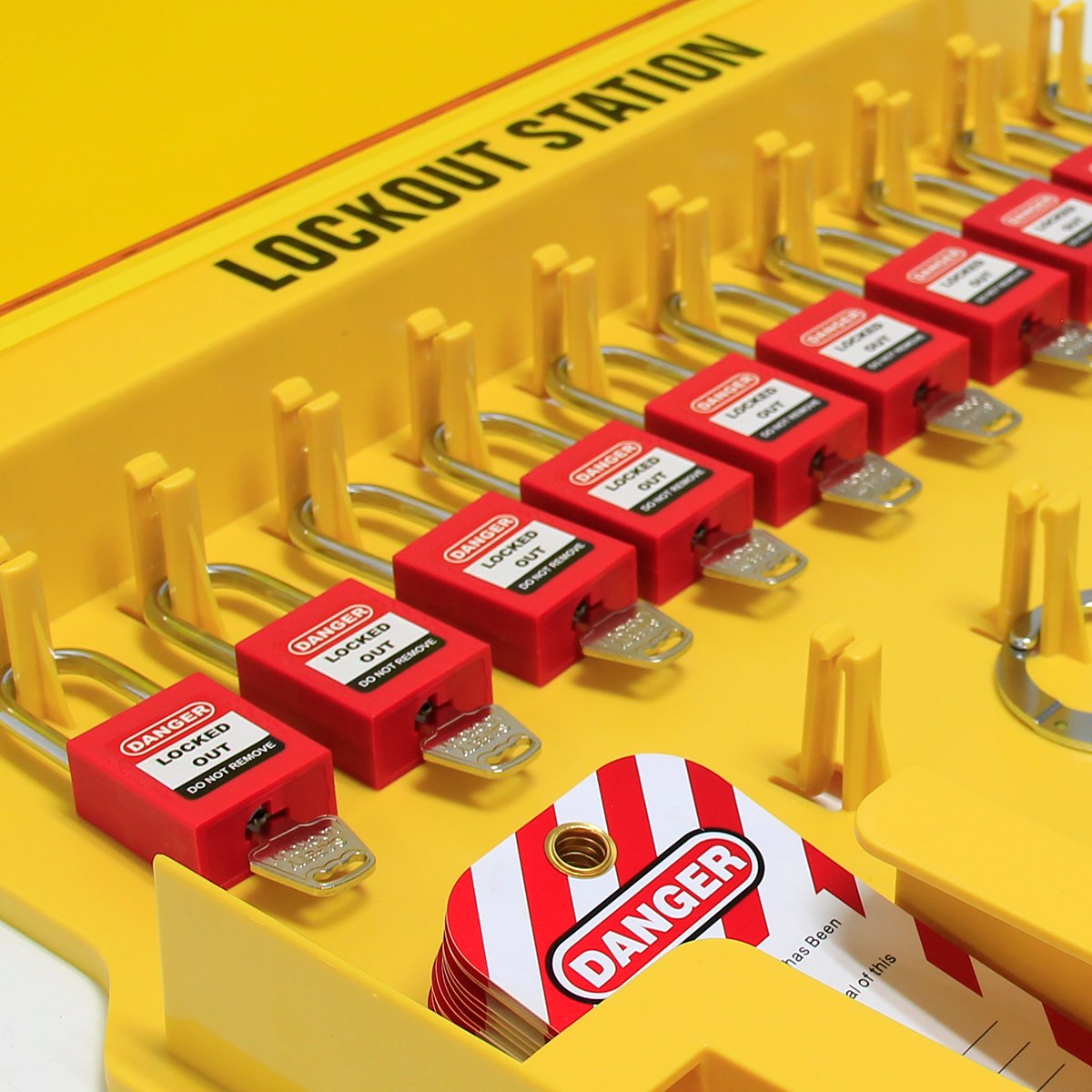 Mua Wisamic Lockout Tagout Station with Cover, Includes 10 Key ...