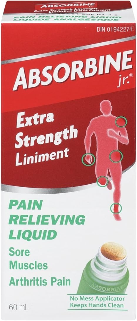 Absorbine Jr Liniment Extra Strength 60 milliliter: Amazon.ca: Health ...