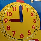 Amazon.com: Learning Resources Write & Wipe Demonstration Clock: Toys ...