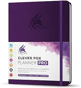Amazon.com : Clever Fox Planner PRO – Weekly & Monthly Life Planner to ...