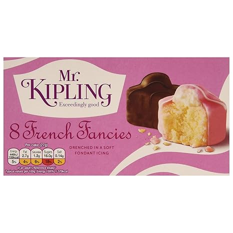 Mr Kipling French Fancies 8 Pack 150g: Amazon.co.uk: Grocery