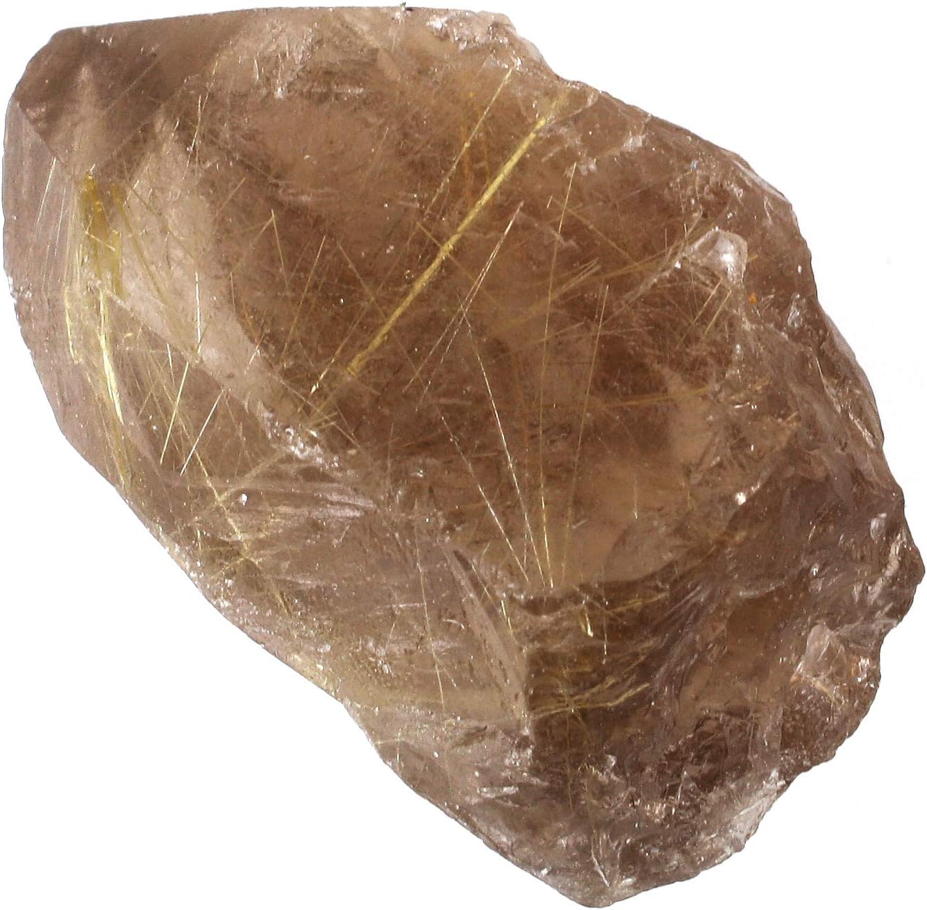 Smoky Rutilated Quartz Healing Crystal: CrystalAge: Amazon.co.uk ...
