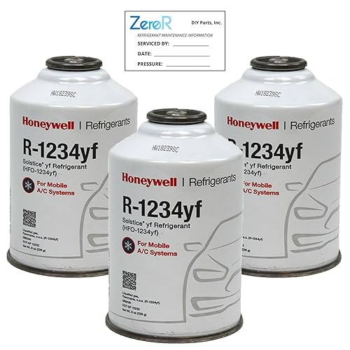 ZeroR® Genuine R1234YF in 8oz SSV Cans | 3 Cans with Zeror Service ...