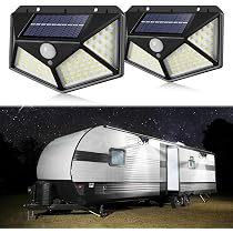 Camper Exterior Motion Light RV LED Scare Light For Extra Nighttime