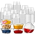 Amazon.com: Fit Meal Prep 250 Pack 3.25 oz Jello Shot Cups with Lids ...