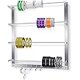 Amazon.com: Tandefio Ribbon Wall Holder 4 Tier Ribbon Organizer Sewing ...