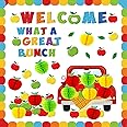 Amazon.com: JarThenaAMCS Fall 3D Apples Core Bulletin Board Decoration ...