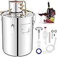 Amazon.com: COSTWAY Alcohol Still, 10 Gal/38 L Home Brewing Kit with 2 ...