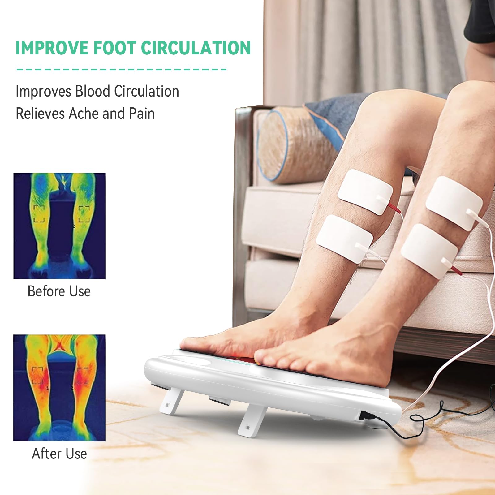 Mua EMS & TENS Foot Circulation Stimulator, Improves Foot Blood ...