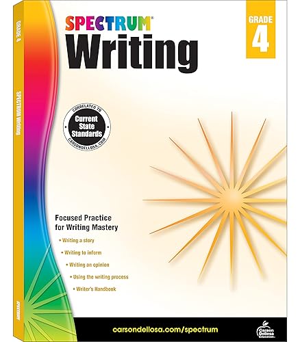 Spectrum Grade 4 Writing Workbooks, Ages 9 to 10, Creative Writing ...