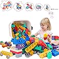 Amazon.com: ROHSCE Soft Building Blocks for Toddlers, Baby Blocks Stacking Blocks for Babies 6 ...