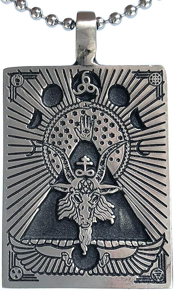 Baphomet 666 Jewelry Luciferianism Luciferian Church of Satan Satanic ...