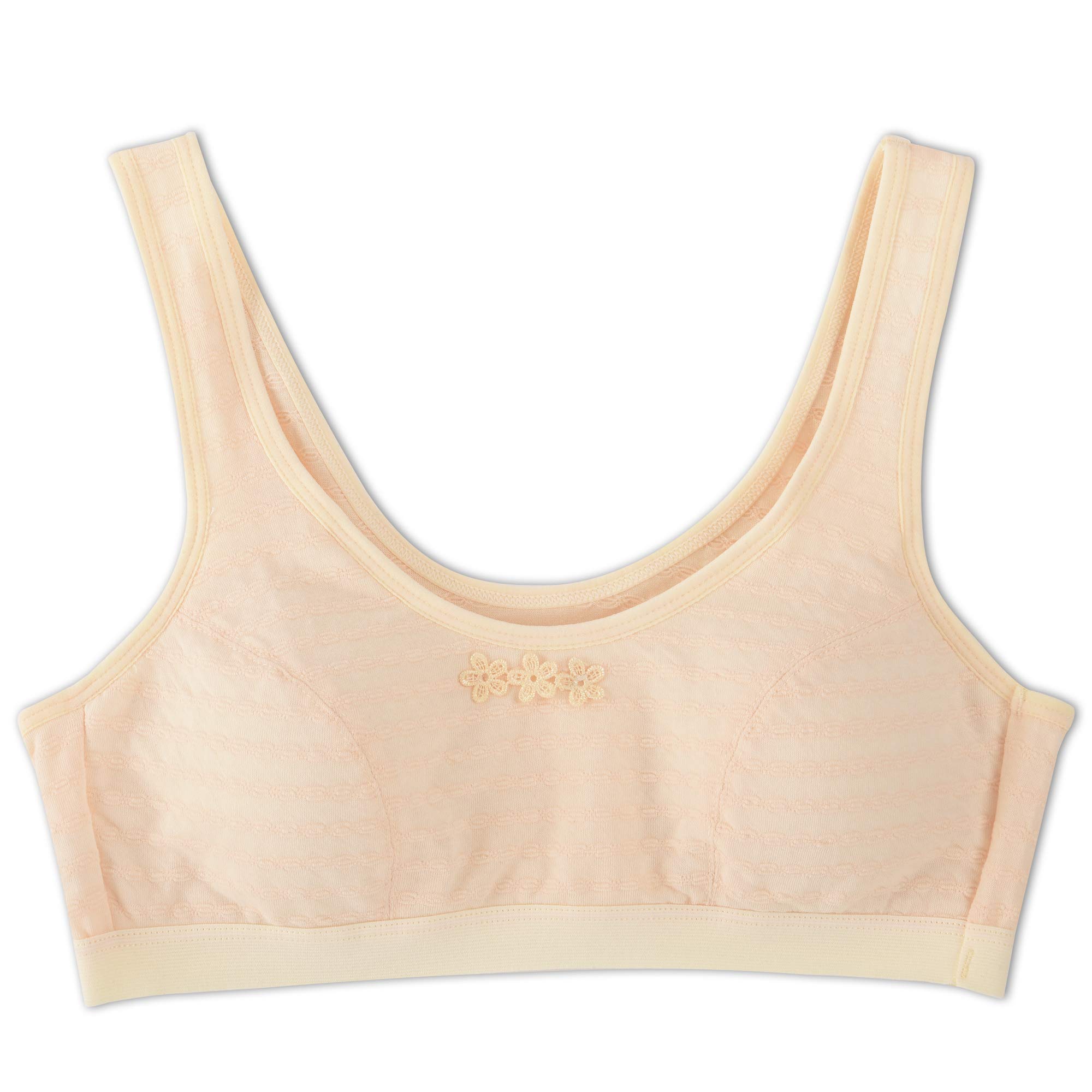 Wofee Puberty Growing Young Girls Soft Touch Jacquard Training Bra ...