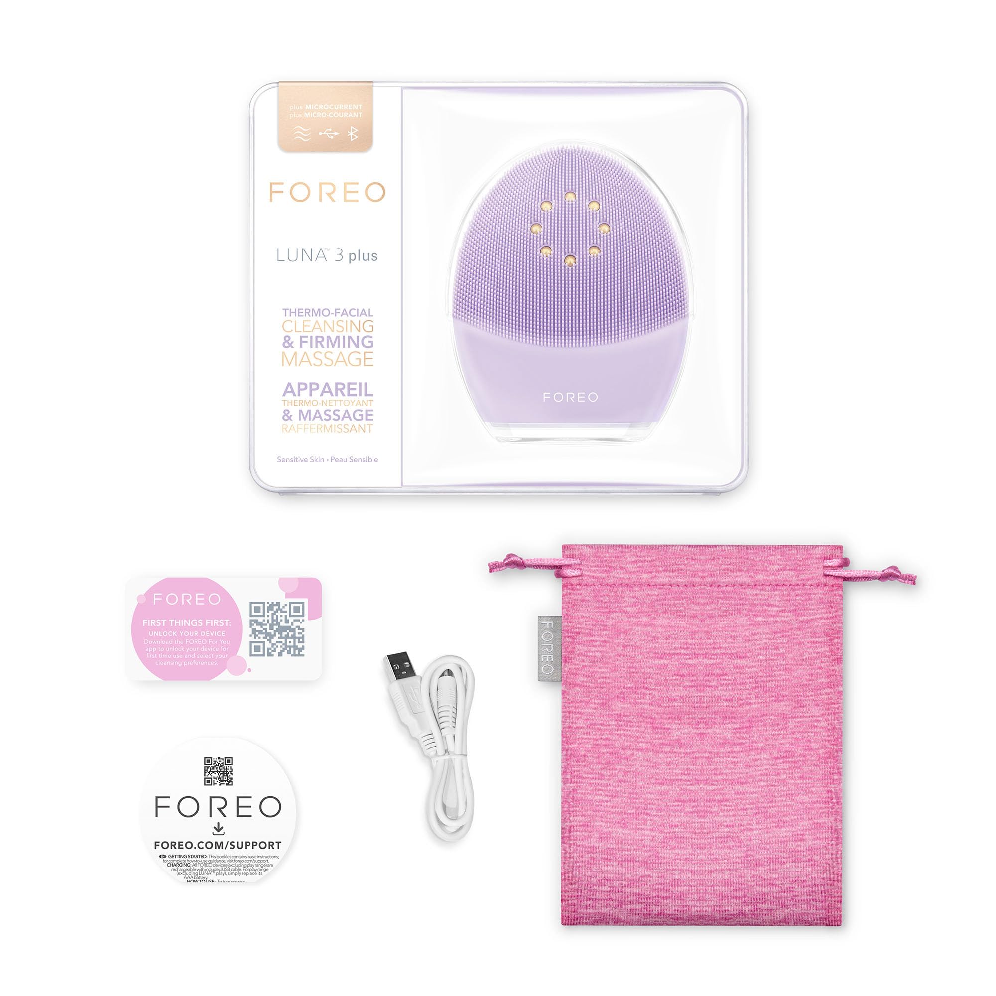 Mua FOREO Luna 3 Plus Silicone, Facial Cleansing Brush, Face Sculpting ...