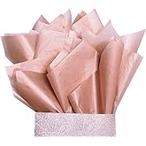 Amazon.com: Rose Gold Tissue Paper 15"x20" 100 Sheets Wrapping Bulk ...