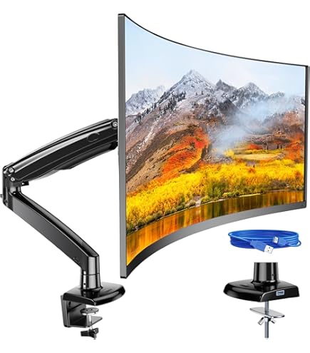 3 Monitor Desk Mount VIVO Premium Aluminum Heavy Duty Monitor Arm For ...