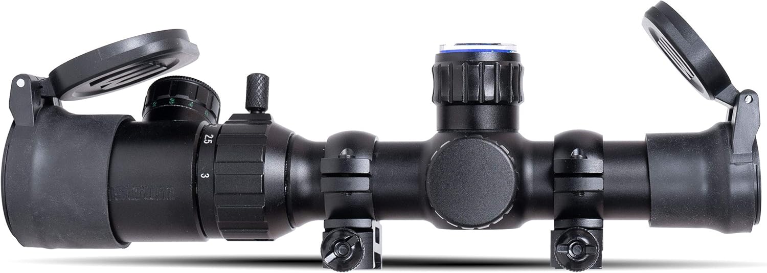 Amazon.com : Monstrum 1-3x20 Rifle Scope with Rangefinder Reticle with ...