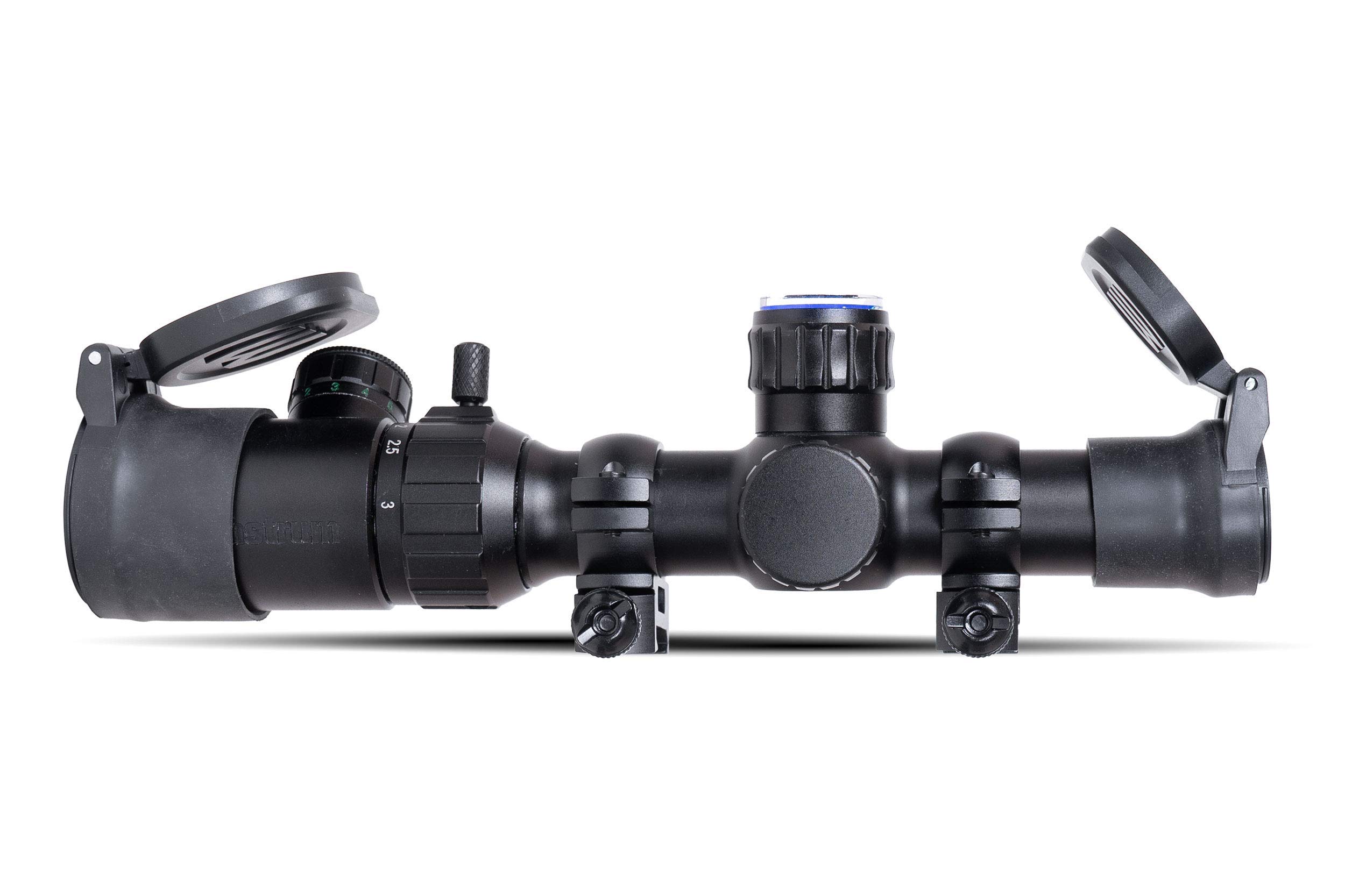 Buy Monstrum 1-3x20 with Rangefinder Reticle with Rings | Monstrum Flip ...