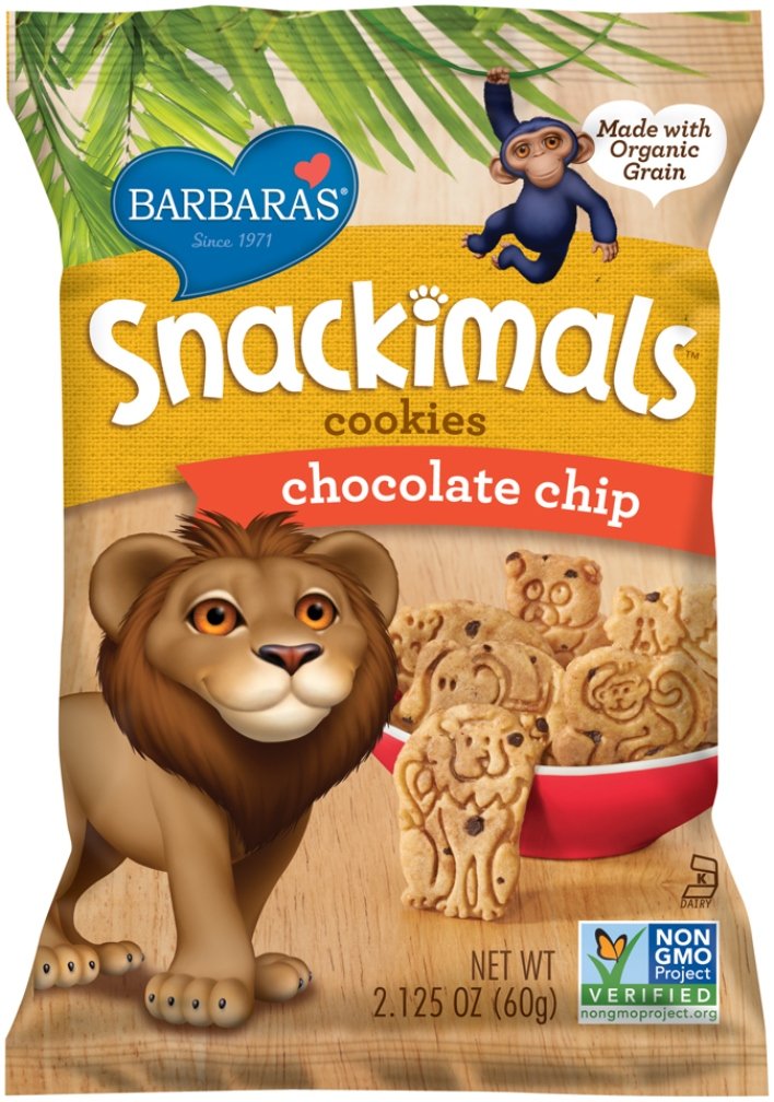 Barbara’s Snackimals Cookies, Chocolate Chip – Pack of 18 – Just $6.68 ...