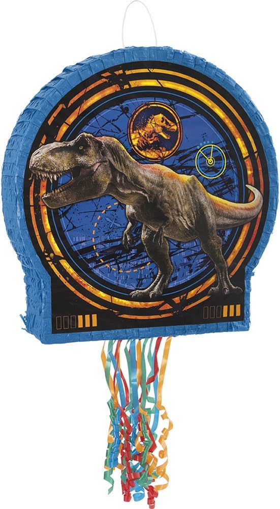 Amazon.com: Unique Jurassic World Party Pinata, Pull String: Toys & Games