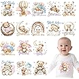 Amazon.com: Falueqg DTF Transfers Ready to Press - 16Pcs Cute Bear Iron on Transfers for Baby ...