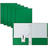 Amazon.com : Light Blue Paper 2 Pocket Folders with Prongs, 50 Pack, by ...