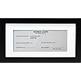 Amazon.com - 5x10 Black Gallery Business License Frame with 3.5x8 Mat ...