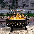 Amazon.com : OUTDOOR DIAMOND 30 Inch Fire Pit, Cast Iron Fire Pits for ...