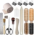 Amazon.com: Bookbinding Kits, VENCINK Bookbinding Supplies Hand Book Binding Starter Tools Kit ...