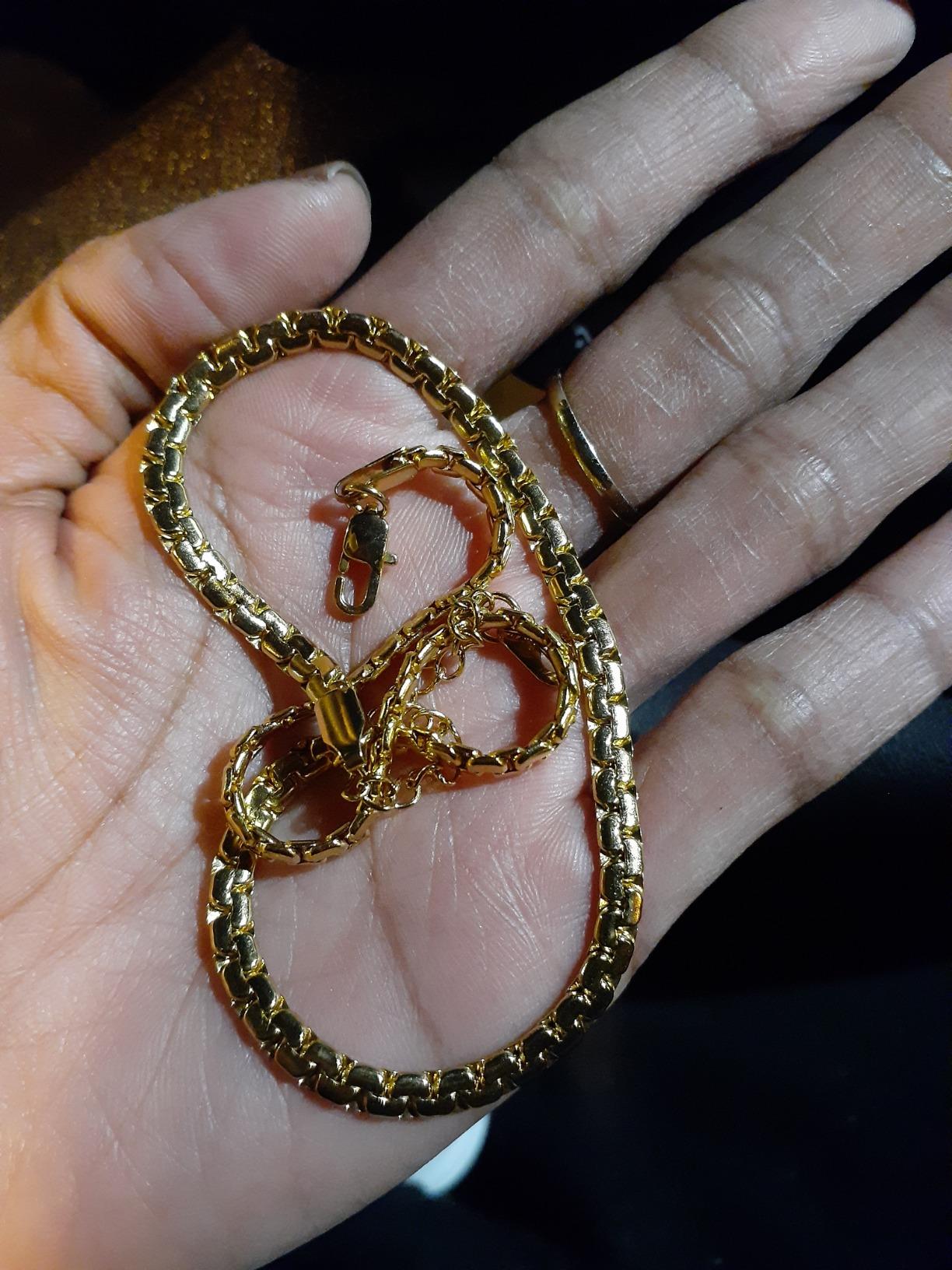 $5/mo - Finance ChainsPro 3/4/6/9/12mm Box/Cuban Link Chain Necklace,14 ...